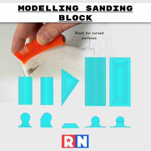 🚚 Model making 3D printable sanding block set・Free STL File for 3D ...