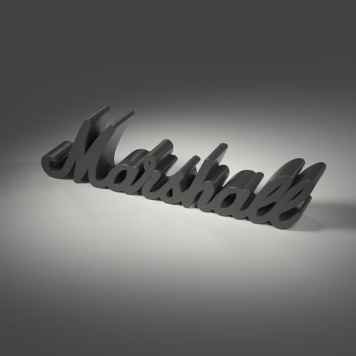 🔉 Marshall Amplifiers Logo・ STL File for 3D printing・Cults