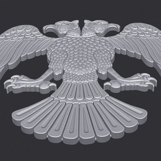 🦅 Two Headed Eagle 3D Model・ STL File for 3D printing and CNC machining ...