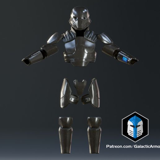 🪖 HD2 Armor - Exterminator - 3D Print Files・ 3D File for 3D printing・Cults