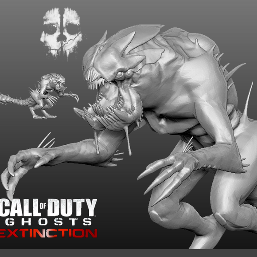 🦂 scorpion Call of Duty Ghosts Extinction 3d model・ OBJ File for 3D printing・Cults