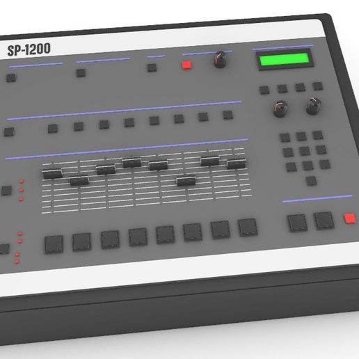 🌆 SP 1200・ STL File for 3D printing・Cults