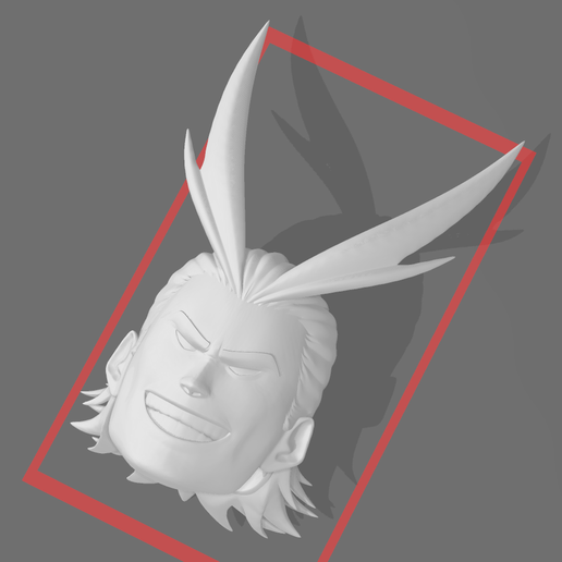 🦸 ALL MIGHT HEAD SCULPT・ STL File for 3D printing・Cults