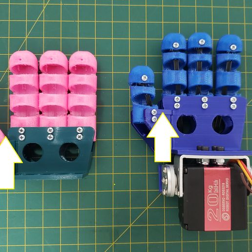 Animatronic Hand・Free STL File for 3D printing・Cults