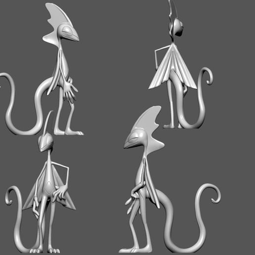 🐉 Pokemon - Inteleon with 2 poses・ STL File for 3D printing・Cults