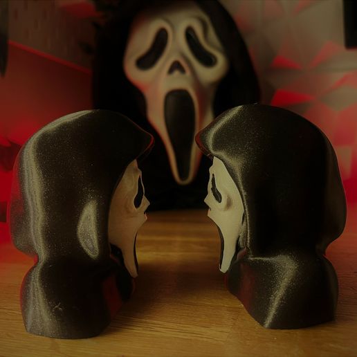 👤 scream bust・ STL File for ・Cults