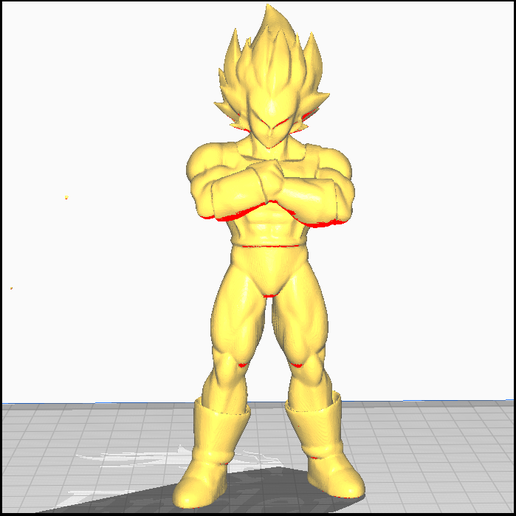 🎮 Vegeta・ STL File for 3D printing・Cults