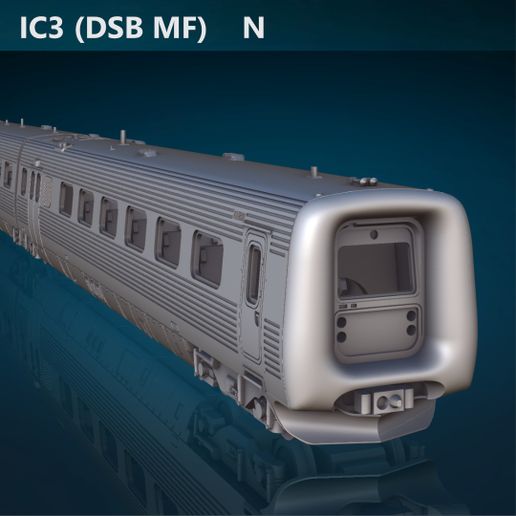 🇩🇰 IC3 (DSB MF) N Ver2.0・ STL File for 3D printing・Cults