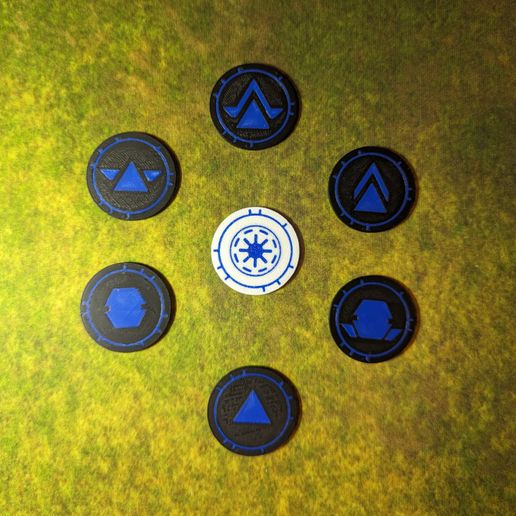 ⭐ Star Wars Legion: Republic Order Tokens STL・ STL File for 3D printing ...