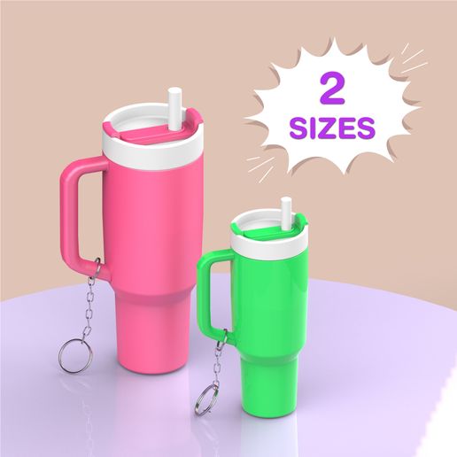 🗝️ Stanley Tumbler Keychain - Pill Box, Removable Screw Top, for ...
