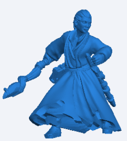 ♀️ Human Female Wizard Full Pack・ STL File for 3D printing・Cults