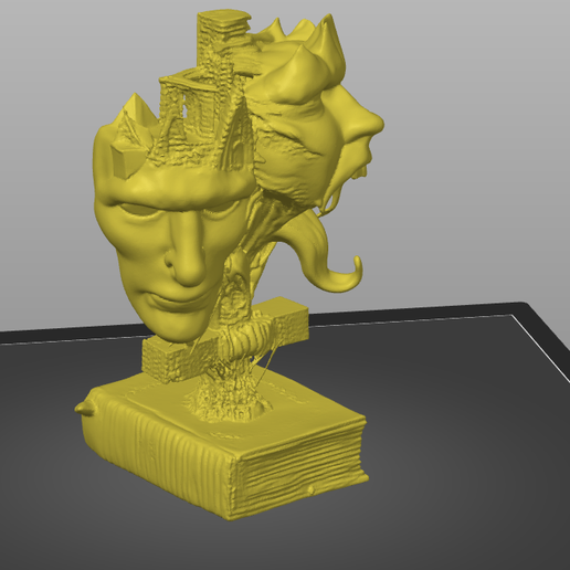 👤 Exorcist bust・ STL File for 3D printing・Cults