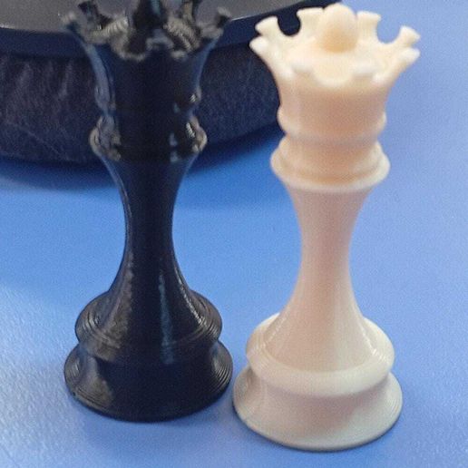 👸 Queen Chess・ STL File for 3D printing・Cults