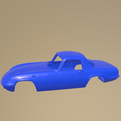STL file Lotus Elan Sprint Coupe 1971 PRINTABLE CAR BODY 🪷 ・3D ...