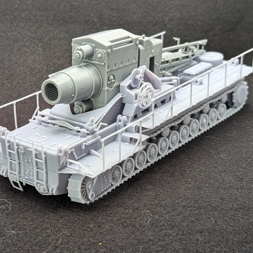 🇩🇪 Self-propelled siege mortar Karl Gerat VI "Ziu" 040 (Mörser Karl ...