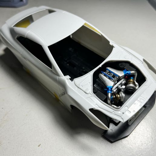 🛞 GTR -R35 ENGINE BAY WITH 1500HP VR38・ OBJ File for 3D printing・Cults