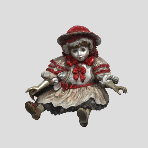 🎃 Creepy Doll・ STL File for 3D printing・Cults