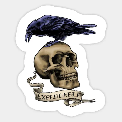 STL file EXPENDABLES LOGO 🖼️ ・3D printer design to download・Cults