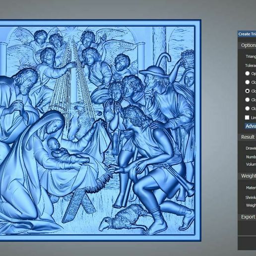 ️ jesus born - christmas・ 3D File for 3D printing and CNC machining ...
