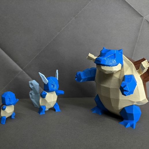 🐉 Low Poly Pokemon Collection Generation 1・ 3D File for 3D printing・Cults
