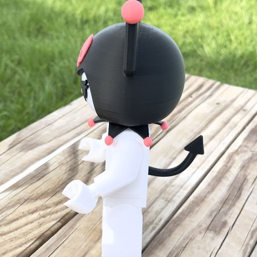 🧱 Goth Cutie Big Brick Character – Printable Chibi Block-Style Figure ...