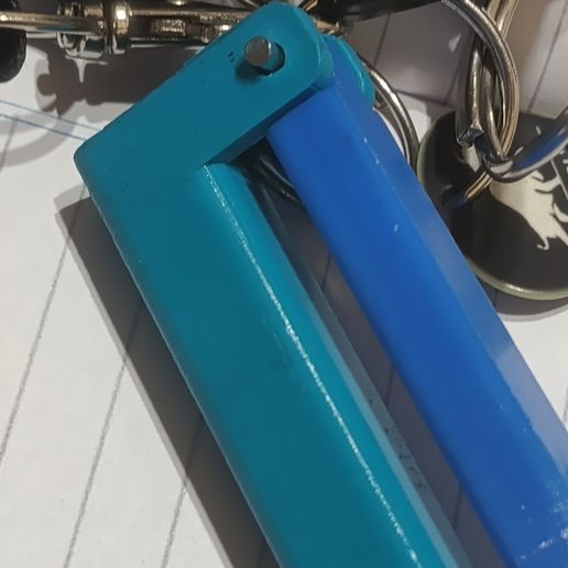 🚪 HINGED DOOR HANDLE - KEY RING・ STL File for 3D printing・Cults