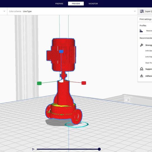 ⚙️ vertical centrifugal pump・ STL File for 3D printing・Cults