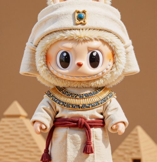 🦸 Egyptian Labubu・Free STL File for 3D printing・Cults