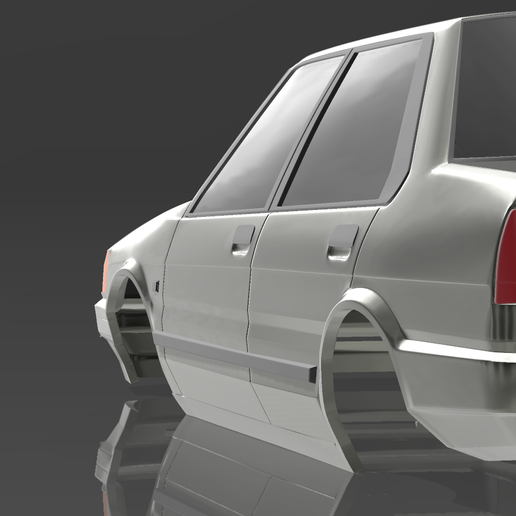 🚗 Toyota Corolla AE82 Sedan (Chisel Nose) 1986 -1988 1:24 & 1:25 SCALE ...