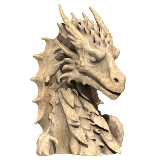 🐉 Dragon Head・ STL File for 3D printing・Cults