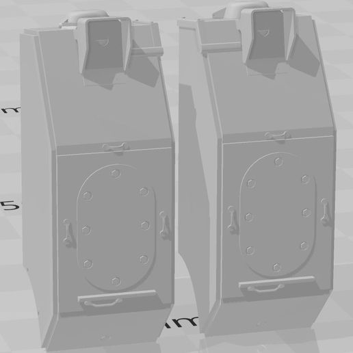 ⛽ M-113 EXTERNAL FUEL TANKS. US MODERN (VERSION B)・ STL File for 3D ...