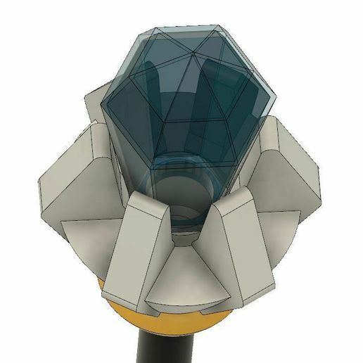 🌨️ Snow Mirai Miku 2019 Staff・ STL File for 3D printing・Cults