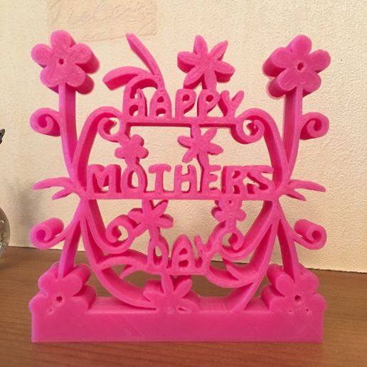 Free 3D file Happy Mother's Day・Design to download and 3D print・Cults