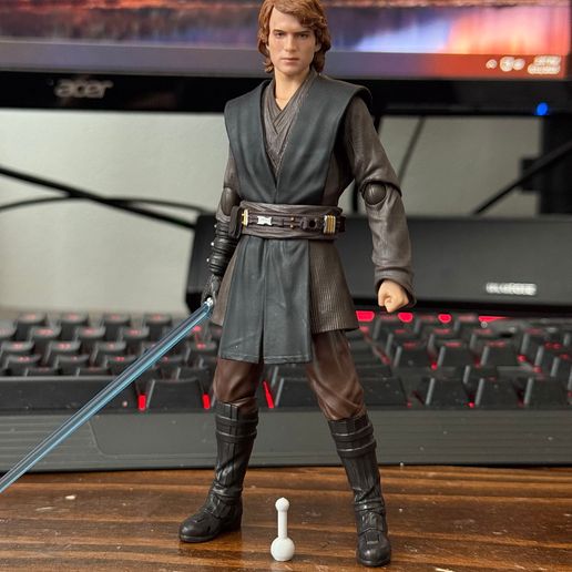 🦸 Black Series Anakin Head to SHF Body Neck Adapter・Free STL File for ...