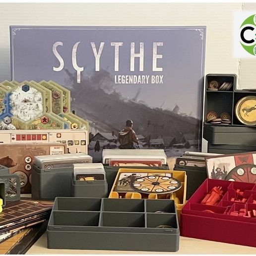 📦 Scythe Legendary Box Insert - Includes hidden RoF box・ 3MF File for ...