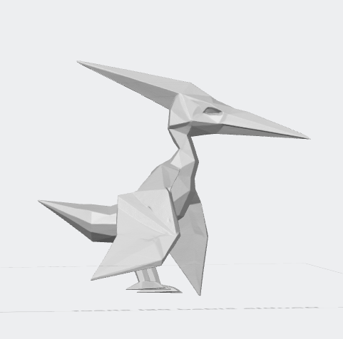 🦖 Pterodactylus lowpoly・ STL File for 3D printing・Cults
