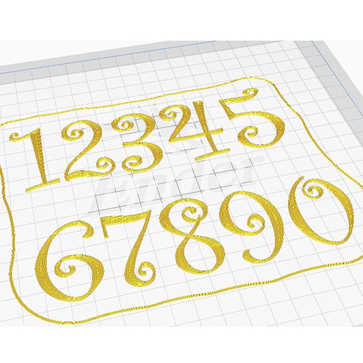 STL file NUMBERS 🔢 ・3D print model to download・Cults