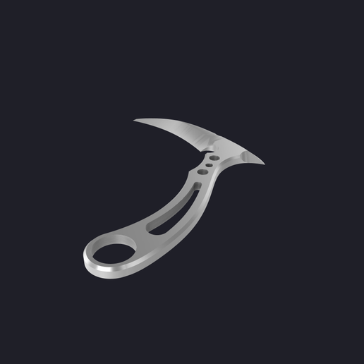 Hand Scythe 3D MODEL・ 3D File for 3D printing・Cults