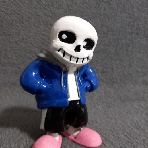 🎲 Sans Amiibo Figure・3D Print・Cults
