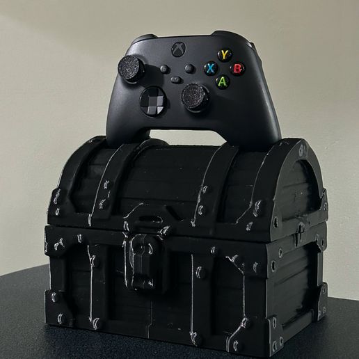 🎮 XBOX STORAGE CHEST WITH CONTROLLER STAND・ STL File for 3D printing・Cults