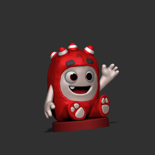 STL file Oddbods-FUSE- minibods 🫧 ・3D printable model to download・Cults
