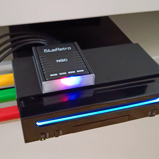 🕹️ Blueretro Gamecube Adapter Holder for Wii・Free STL File for 3D ...