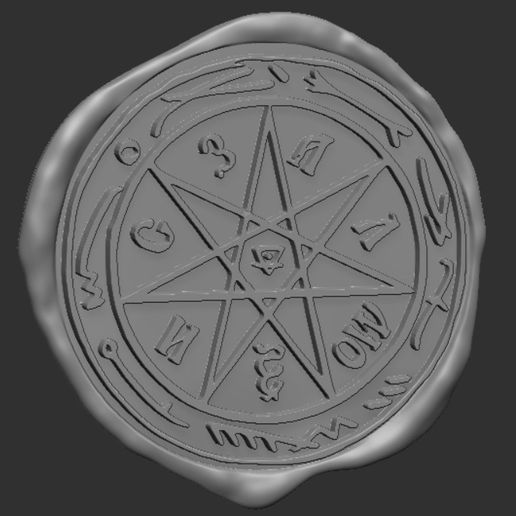 🦭 Nosferatu/Orlok wax seal・ 3D File for 3D printing・Cults