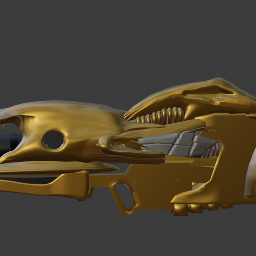 🔫 Chitari Gun From Marvels End-Game・ OBJ File for 3D printing・Cults