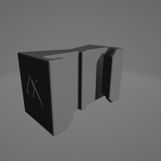 STL file LS2 Advant F906 GoPro chin mount 🦈 ・Model to download and 3D ...