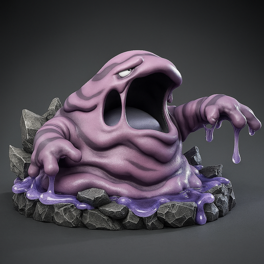 🐉 "Toxic Abyss" – Muk the Corrosive Creep GK・ STL File for 3D printing ...