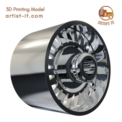 🛞 JTX REAR SCHIZO DUALLY WHEEL 3D MODEL・ STL File for 3D printing・Cults