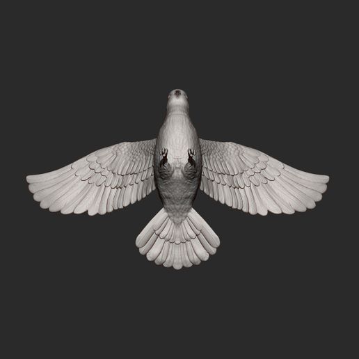 🕊️ dove is flying 3D printed model・ STL File for 3D printing・Cults