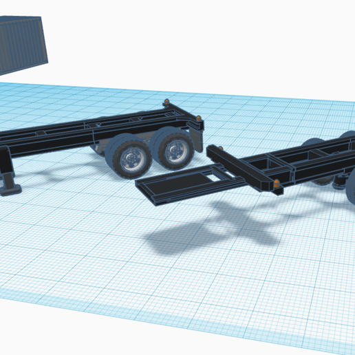 🌆 INTERMODAL CHASSIS AND CONTAINERS・ STL File for 3D printing・Cults