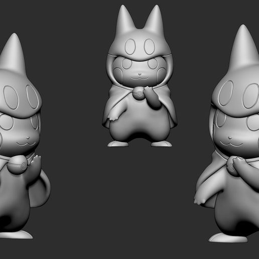 🐉 Pokemon - Pikachu Munchlax Cosplay・Free STL File for ・Cults
